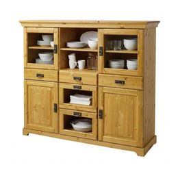 OTTO home Sideboard &raquo;R&uuml;gen&laquo; aus massiver Kiefer, Breite 145 cm, made in EU braun FSC -zertifiziertes Massivholz B/H/T: 145cm x 130cm x 40cm, 5 Stk., 