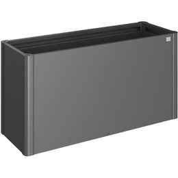 BioHort Hochbeet &raquo;1,5x0,5, verschiedene Farben&laquo; 152x53x77 cm, extrem langlebig, aus Metall grau Stahl B/H/T: 152cm x 77cm x 54,7cm
