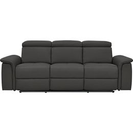 OTTO home 3-Sitzer &raquo;Pareli 229cm, manuelle u. elektr. Relaxfunktion in 2 Sitzen&laquo; USB, KT-Verstellung, LED Beleuchtung, in Echtleder, Kunstleder, Web 