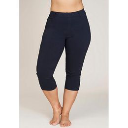 Sandgaard Damen SANDGAARD Caprileggings Sommerhose mit Elasthan und Schlitz blau 36, N-Gr