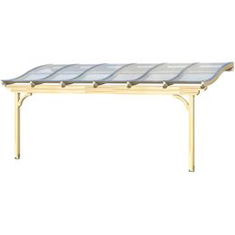 Skan Holz Terrassendach &raquo;Verona&laquo; Leimholz braun Polycarbonat (PC) B/H/T: 648cm x 294cm x 239cm