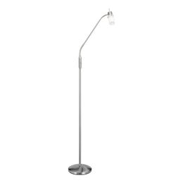 JUST LIGHT Stehlampe &raquo;MAX LED&laquo; GU10 1 Stk. Warmwei&szlig; wechselbares LED Leuchtmittel silber 1, H: 110cm, 1 Stk.