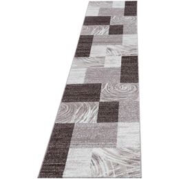 Ayyildiz Teppiche L&auml;ufer &raquo;Parma 9220&laquo; rechteckig 9 mm H&ouml;he 80cm x 300cm (BxL) braun Kunstfaser B : 80cm 1 Stk., 9mm, L: 300cm
