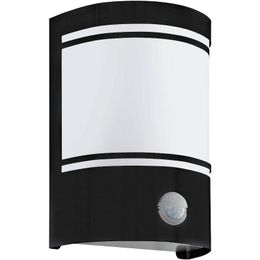 Eglo Wandleuchte &raquo;Cerno Wandlampe, Au&szlig;enleuchte, D&auml;mmerungssensr, E27, IP44, Lampe&laquo; E27 1 Stk. Wand-/Deckenleuchte - L14 x H20 x AL11 cm - schwarz - 