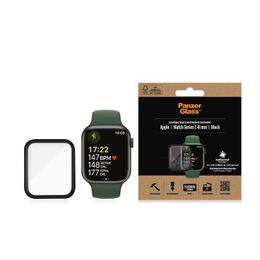 PanzerGlass Displayschutzglas &raquo;Screen Protector Glass&laquo; f&uuml;r Apple Watch Series 7/8 41mm transparent Glas Platinumst&auml;rke: Starker Displayschutz, der 