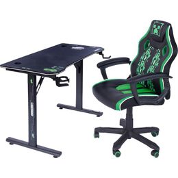 Phoenix Gamingtisch schwarz B/H/T: 115cm x 74cm x 55cm