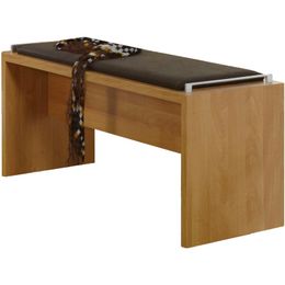 Wiemann Polsterbank &raquo;Lausanne, Sitzbank, Bettbank gepolstert, Erle-Nachbildung&laquo; 120 x 53 x 40 cm (B/H/T), MADE IN GERMANY, Sitzauflage Kunstleder 