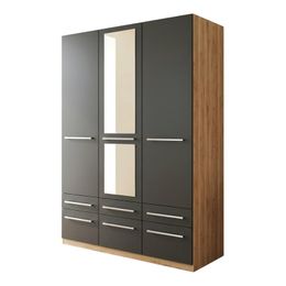 Priess Kleiderschrank &raquo;Schrank Garderobe W&auml;scheschrank Barcelona in 5 Breiten&laquo; viel Stauraum, ger&auml;umige Schubk&auml;sten, mit Spiegel, MADE IN GERMANY 