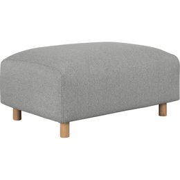 Home Affaire Polsterhocker &raquo;Svennis&laquo; passend zru "Svennis"-Polsterserie grau Struktur (100% Polyester);Filzoptik (100% Polyester) B/H/T: 93cm x 47cm x