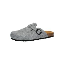 Lico Hausschuh "Bioline Clog Nature" in Grau | Gr.: 45