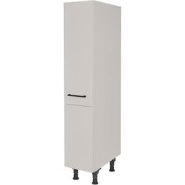 Nobilia Apothekerschrank &raquo;"MIAMI", mit 4 Einh&auml;ngek&ouml;rben, Breite 30 cm, H&ouml;he 167,8 cm,&laquo; vormontiert, Ein- und Auszugsd&auml;mpfung SoftStoppPro Seidengrau, 