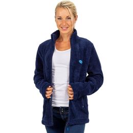 Reichstadt Damen Regular Fit Fleecejacke Kuschelig in Navy | Gr.: XL
