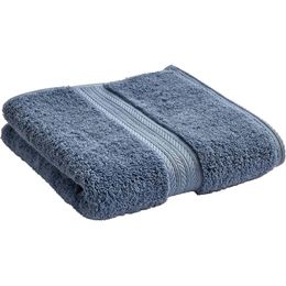 Christy Handt&uuml;cher &raquo;RENAISSANCE&laquo; Premium-Handtuch in Luxusqualit&auml;t, 675g/m&sup2;, 50x100cm, 2er Set blau Walkfrottier, Obermaterial: 100% Baumwolle B/L: 50cmx100cm