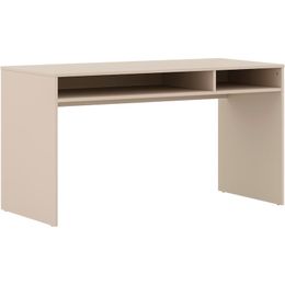 YUNY by PAIDI Schreibtisch &raquo;HAZEL in Beige mit 2 offenen F&auml;chern, 130 x 60 cm&laquo; stabiler Kinderschreibtisch, kratzfest & leicht zu reinigen B/H/T: 