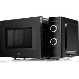 2THETA eta Mikrowelle &raquo;MORELO ETA020990010&laquo; Mikrowelle 700 W 700W, 5 Leistungstufen schwarz Einheitsgr&ouml;&szlig;e Mikrowelle