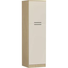 KOCHSTATION Vorratsschrank &raquo;Luna, Hochschrank, K&uuml;chenvorratsschrank, Speiseschrank, Made in Italy&laquo; B/T/H: 60&times;60&times;214,5 cm, mit 6 gro&szlig;z&uuml;gigen F&auml;chern 