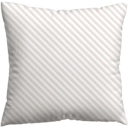 Schlafgut Kissenbezug &raquo;Premium Kissenbezug Woven Fade Satin (1 St)&laquo; Ton-in-Ton Rei&szlig;verschluss, Fadendichte von 300tc, Streifen, OEKO Tex wei&szlig; Mako-Satin, 