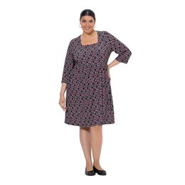 Ulla Popken Kleid in schwarz | Gr.: 54-56