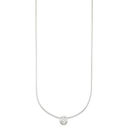 Bruno Banani Damen Kette mit Anh&auml;nger &raquo;Schmuck Geschenk Silber 925 Halsschmuck Halskette Schlangenkette Stein&laquo; mit Zirkonia (synth.), Korund (synth.) 