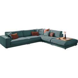 3C Candy Ecksofa &raquo;Enisa II, bequem und komfortabel, gro&szlig;es Familiensofa, L-Form&laquo; incl. 3 Flatterkissen, wahlweise mit Flecken-Schutz-Bezug Easy care 