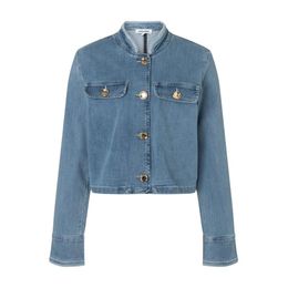 More & More More & More kurze, gerade Jeansjacke, R&uuml;schen in denim | Gr.: 46