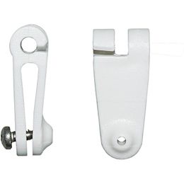 Windhager Sonnensegel &raquo;Laufhaken mit Edelstahlschrauben, 30 Stk.&laquo; Befestigungsset f&uuml;r 2-2,5 mm Edelstahlseile, einfache Montage Metall Einheitsgr&ouml;&szlig;e
