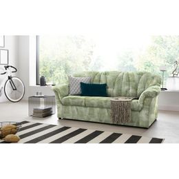 DOMO collection 3-Sitzer &raquo;Pegnitz f&uuml;r kleine R&auml;ume, Breite 185cm&laquo; zeitlos, elegante Armlehnen, komfortabel gr&uuml;n 100% Polyester B/H/T: 185cm x 82cm x 