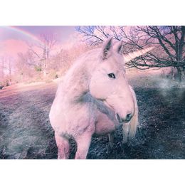 papermoon Fototapete &raquo;Unicorn&laquo; glatt bunt Vlies B/L: 2,5m x 1,86m, Bahnen: 5 Stk.
