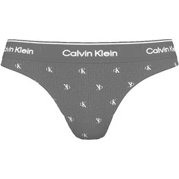 Calvin Klein Underwear Damen Tanga &raquo;THONG&laquo; Mit elastischem Bund schwarz-wei&szlig; S (36)