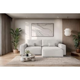 OTTO home Ecksofa &raquo;MATTS Schlafsofa mit Bettkasten, Ma&szlig;e B/T/H: 265/159/89 cm&laquo; L-Form mit Recamiere rechts oder links, hoher Sitzkomfort beige 100% 