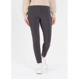 Stehmann Damen Leggings mit elastischem Bund grau 34, N-Gr