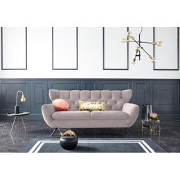 3C Candy 2,5-Sitzer &raquo;Beatrice, extravagantes Megasofa, bequem, K&uuml;chensofa, Breite 200cm&laquo; mit R&uuml;ckensteppung im Rautenmuster, in Samt Optik oder in 