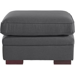 Home Affaire Polsterhocker &raquo;Broughton&laquo; weiche Polsterung, passend zur Serie "Broughton", in 3 Bezugsarten grau 100% Polyester B/H/T: 79cm x 51cm x 