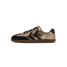 Hummel Schn&uuml;rsenkel Sneaker Metal72 Lebensstil Damen in BRONZE | Gr.: 37