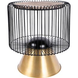 Kayoom Beistelltisch &raquo;Malibu 125, Runde Platte aus original Marmor, pflegeleicht&laquo; 1 Stk. tlg. &oslash;-Marmorplatte: ca. 40 cm, angesagtes Metalldesign, 