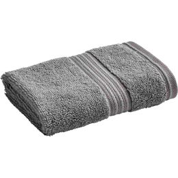 Christy Waschlappen &raquo;SUPREME&laquo; Premium-Waschlappen in Luxusqualit&auml;t, 650g/m&sup2;, 33x33cm, 6er Set silber Walkfrottier B/L: 33cm x 33cm