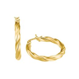 Amor Damen Paar Creolen &raquo;, 2013796&laquo; gold Gelbgold 375