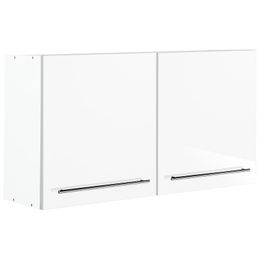 KOCHSTATION H&auml;ngeschrank &raquo;KS-Trient&laquo; 100 cm breit wei&szlig; wei&szlig;, B/H/T: 100cm x 57cm x 34cm, T&uuml;ren: 2 Stk.