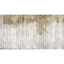 ARCHITECTS PAPER Fototapete &raquo;Atelier 47 Concrete Ornament 2&laquo; mehrfarbig glatt Vlies, Wand, Schr&auml;ge, Decke braun Vlies B/L: 5m x 2,7m