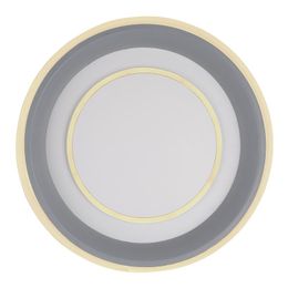 Globo LIGHTING LED Deckenleuchte &raquo;TABANO&laquo; LED-Modul 1 Stk. Deckenlampe/rund/Wohnzimmer/Schlafzimmer/elegant grau 1 Stk.