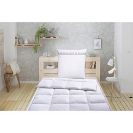OTTO home Federbettdecke + Kopfkissen &raquo;Forsakar, Bettdecke 135x200 cm, 155x220 cm, Sommer, Winter&laquo; 2-tlg., Set mit Kissen 80x80 cm, Made in Germany 