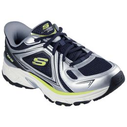Skechers Herren Slip-On Sneaker &raquo;STAMINA SPORT&laquo; Trainingsschuh, Retro Sneaker mit Slip-ins silber 41