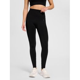 Hummel Leggings Hmlflow Multisport Damen in BLACK | Gr.: L
