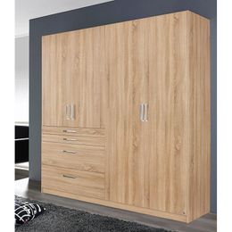 Rauch Kleiderschrank &raquo;Harburg Dreht&uuml;renschrank Schlafzimmerschrank mit viel Stauraum&laquo; oberste Schublade mit praktischer Facheinteilung MADE IN GERMANY