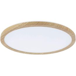 Paulmann LED Panel &raquo;Atria Shine 4000K IP44 rund&laquo; LED-Modul 1 Stk. Neutralwei&szlig; Backlight braun 1, &Oslash; 29,3cm H: 3cm, 1 Stk.