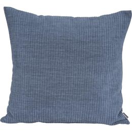 HOCK Dekokissen &raquo;Jonny&laquo; Cordkissen inkl. F&uuml;llung, 45x45cm, Dekokissen, strukturiert blau Obermaterial: 100% Polyester. F&uuml;llung: 100% Polyester B/L: 45cm x 