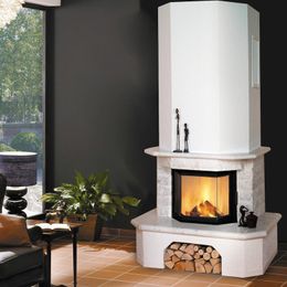 Hark Kaminbaus&auml;tze &raquo;&raquo;Aspen echter Mamor natur-wei&szlig;&laquo;&laquo; Aufbaumaterial bis Raumh&ouml;he 250cm inkl. wei&szlig; Ein Hingucker in jedem Wohnraum