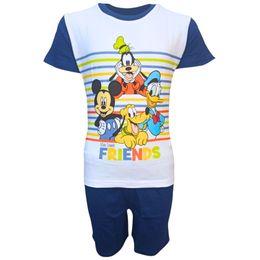 Schlafanzug kurz Disney Mickey and Friends in Dunkelblau | Gr.: 104