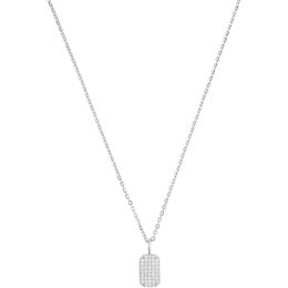 Amor Damen Kette mit Anh&auml;nger &raquo;2038059&laquo; mit Zirkonia (synth.) bunt Silber 925 (Sterlingsilber), L: 45 B: 1,3mm