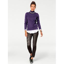 Heine Rollkragen-Pullover in pflaume | Gr.: 42